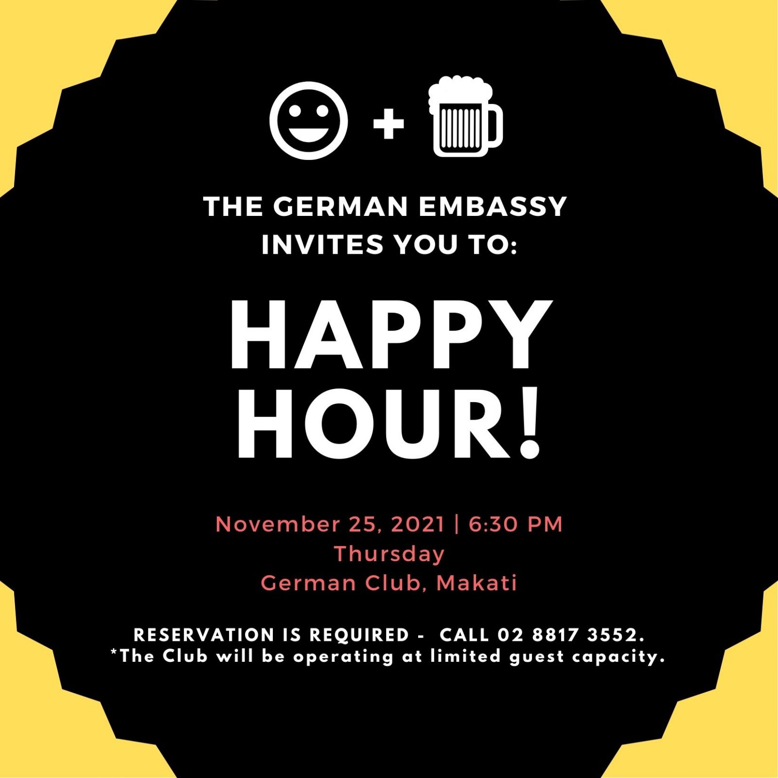 German Embassy Happy Hour! - German Club Manila