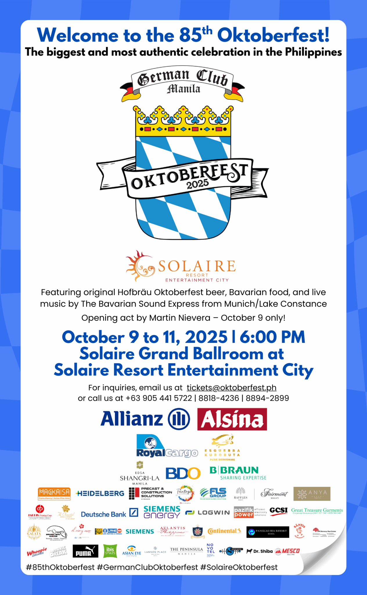 85th German Club Oktoberfest - German Club Manila